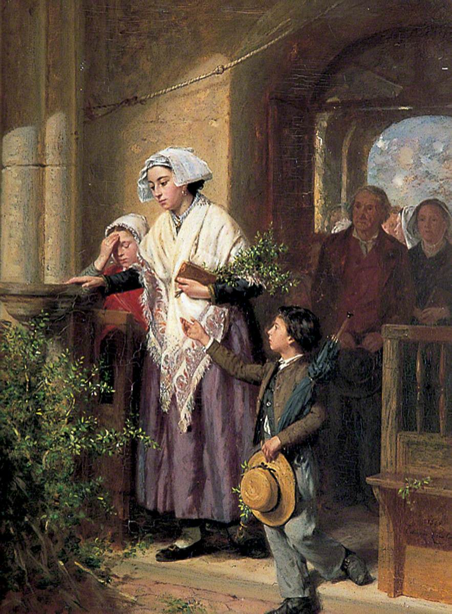 Coming out of Church | Art UK