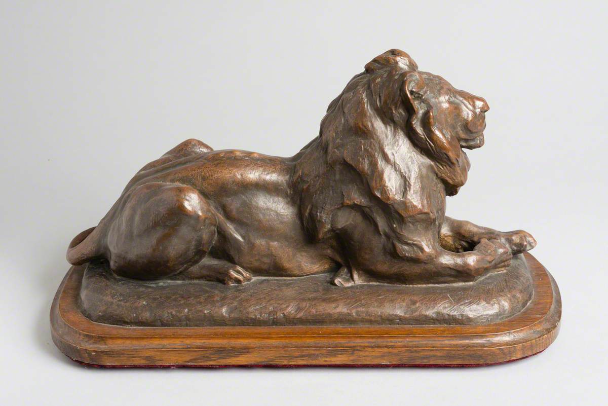 Recumbent Lion | Art UK