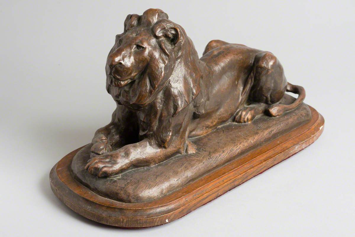 Recumbent Lion | Art UK