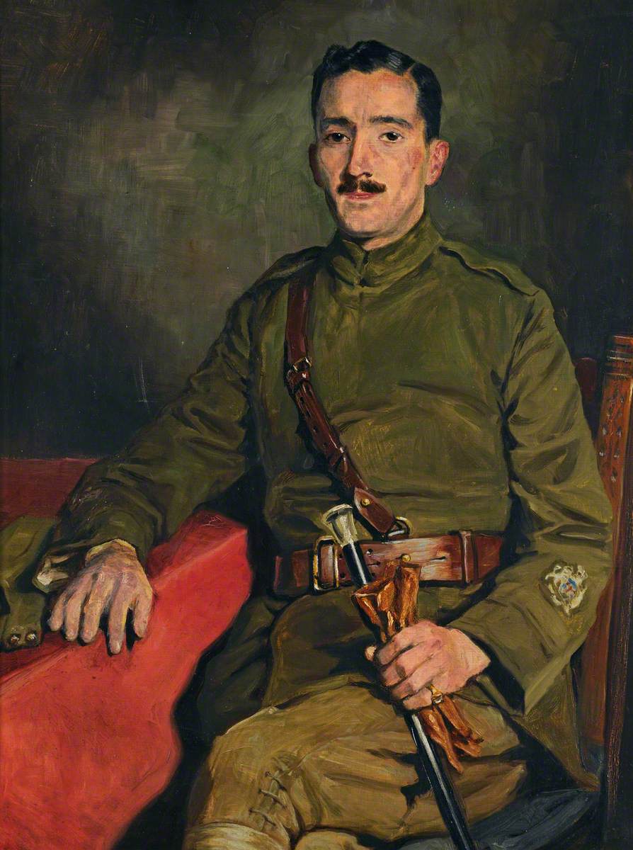 Warrant Officer David Emlyn Evans, Royal Flying Corps, 1917 | Art UK
