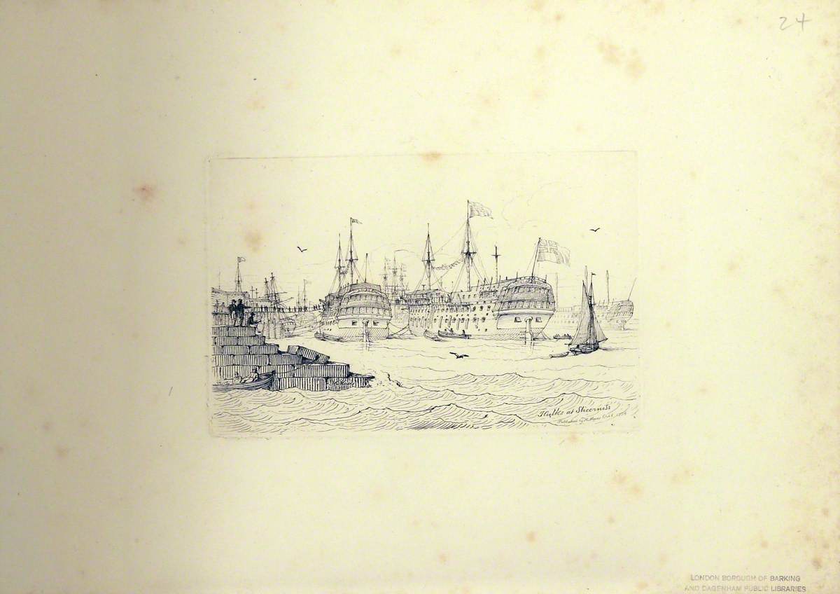 Hulks at Sheerness | Art UK