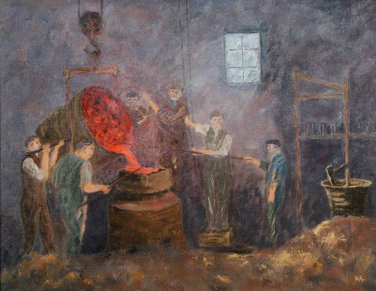 At the Croydon Bell Factory | Art UK