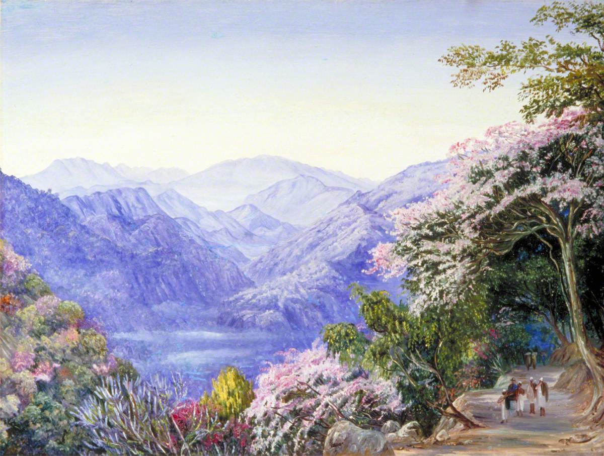 Road up to Nainee Tal, India, in Spring Time | Art UK