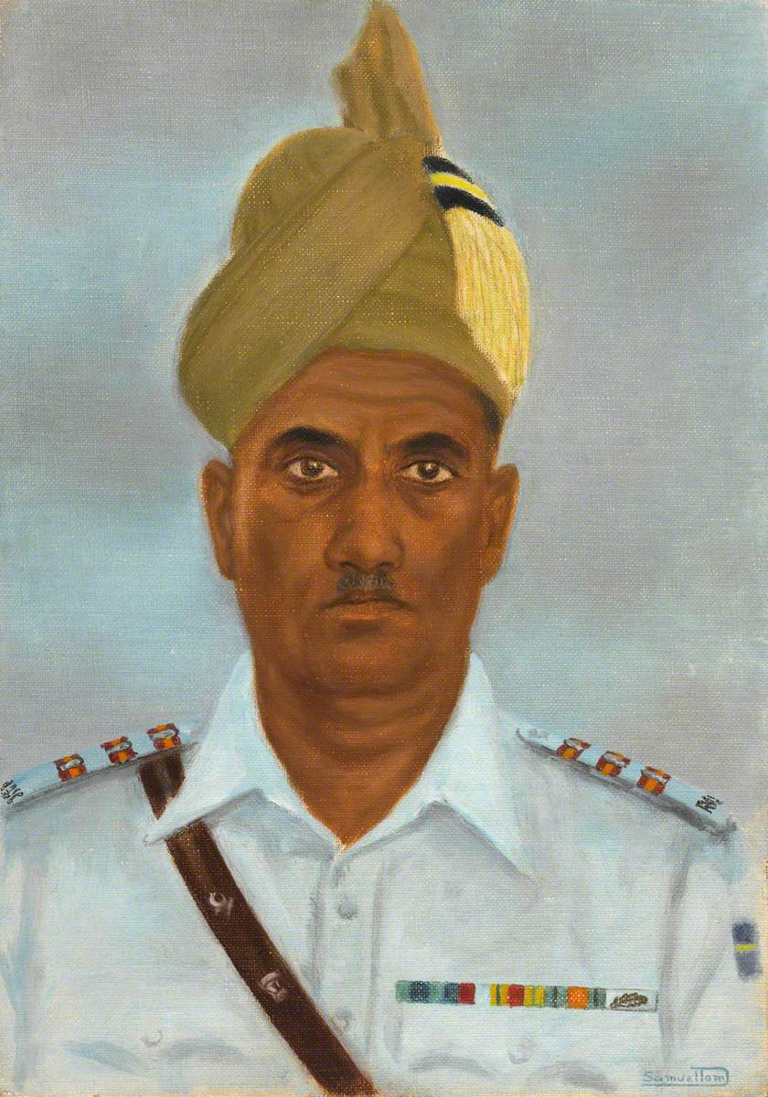 Subadar Major Ganpat Rai Kohli, OBI, Royal Indian Army Service Corps ...
