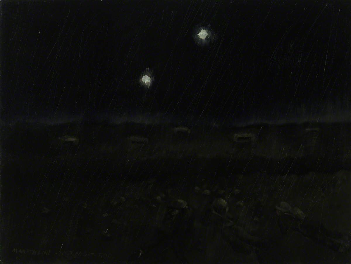 Mareth Line – Wet Night, F. O. O., March 1943 | Art UK