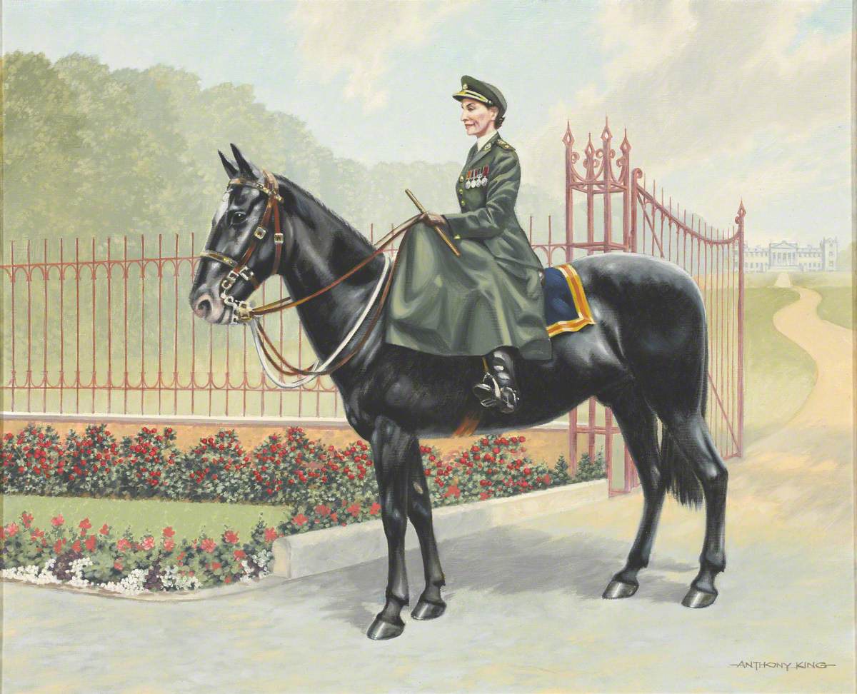 Lieutenant-Colonel Cynthia de Garis Martin, WRAC, on 'Boxer', June 1958 ...