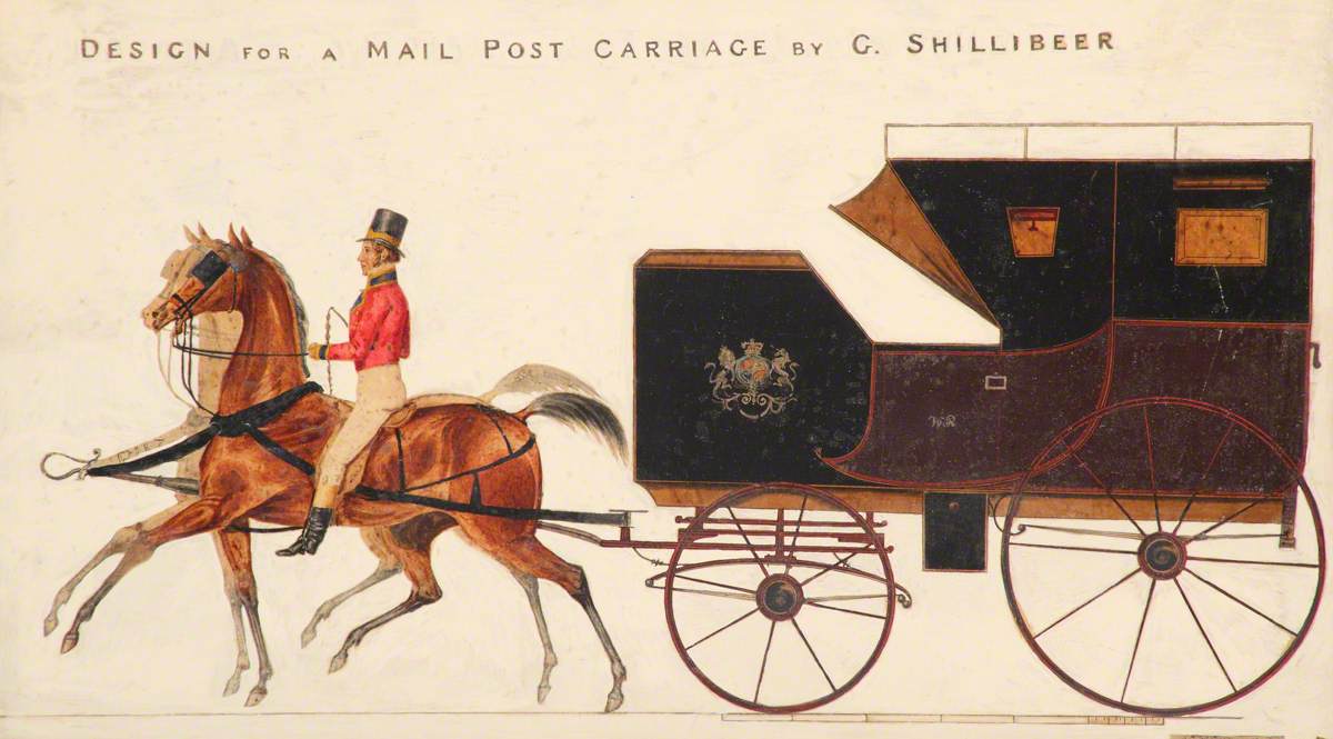 Design for a Mail Post Carriage | Art UK