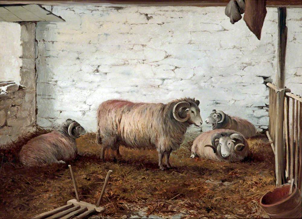 Salving Time (A Study of Rams) | Art UK