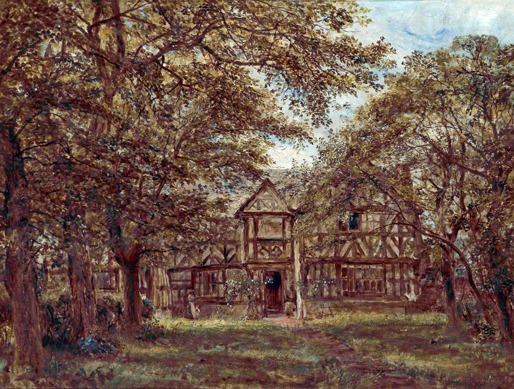 Irby Hall, Wirral, before Restoration, c.1880 | Art UK