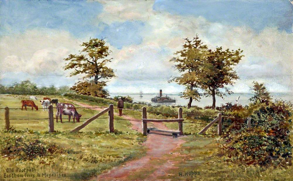 Old Footpath, Eastham Ferry to Magazines, Wirral | Art UK