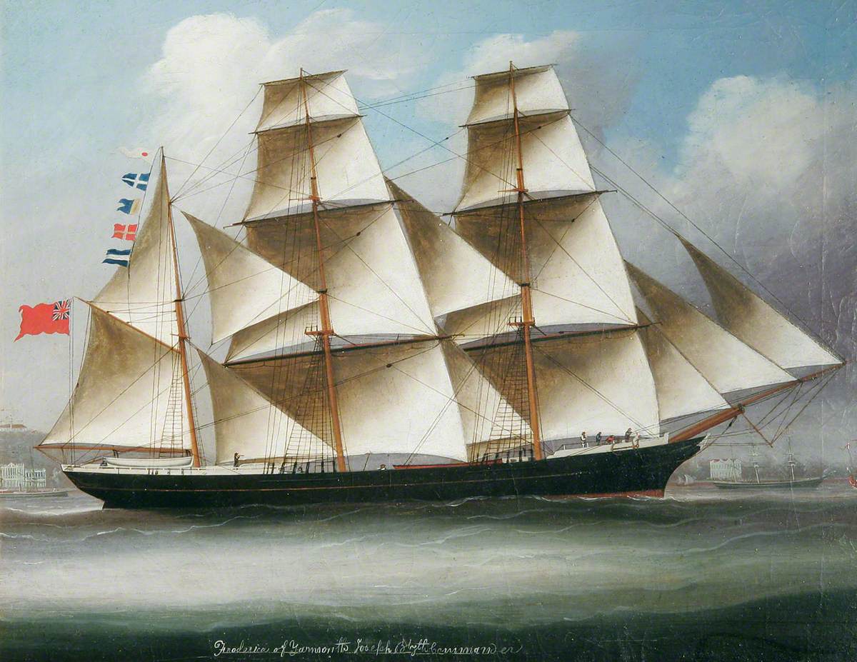 The Barque 'Frederica' of Yarmouth | Art UK