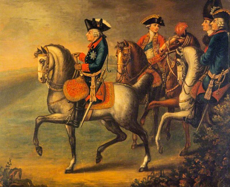 Frederick II (the Great), 1712 - 1786. King of Prussia (With Field ...