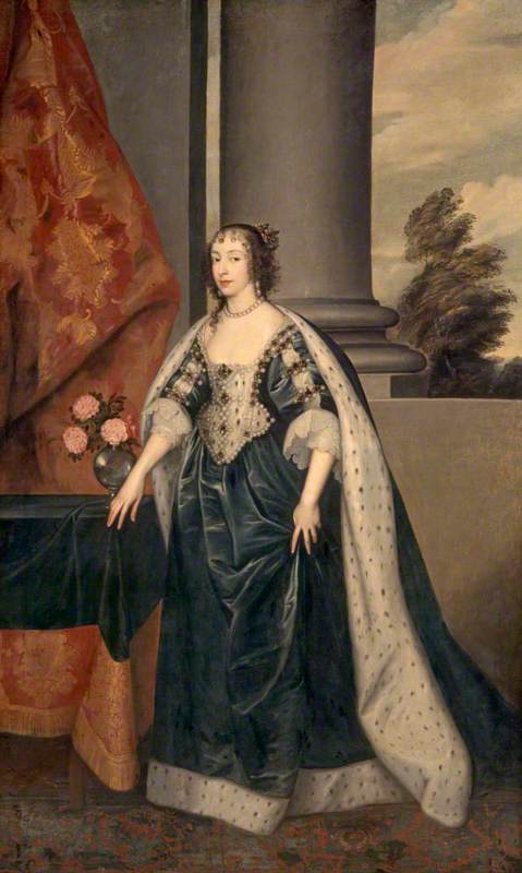 Queen Henrietta Maria (1609–1669), Queen of Charles I | Art UK