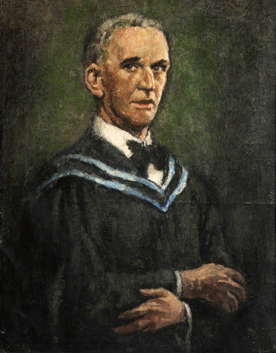 Self Portrait in an MA Gown | Art UK