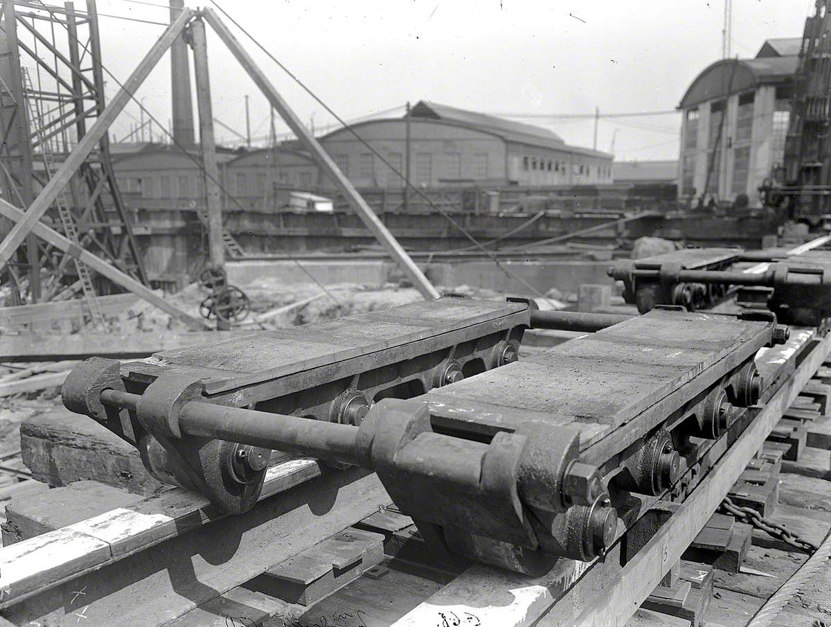 Reconstruction of North Yard slips 2 and 3 and erection of Arrol gantry ...