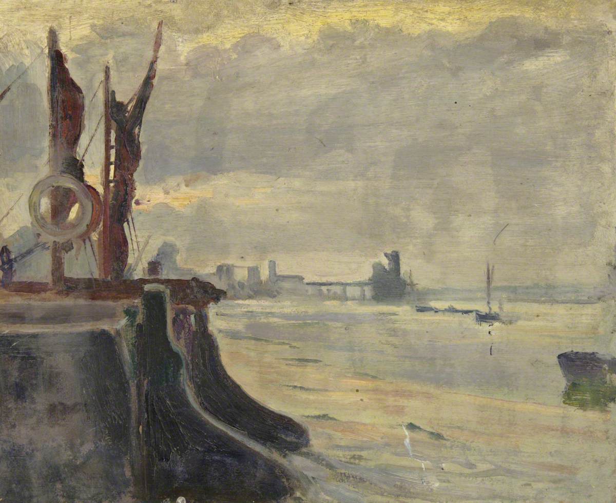 Harbour Scene | Art UK