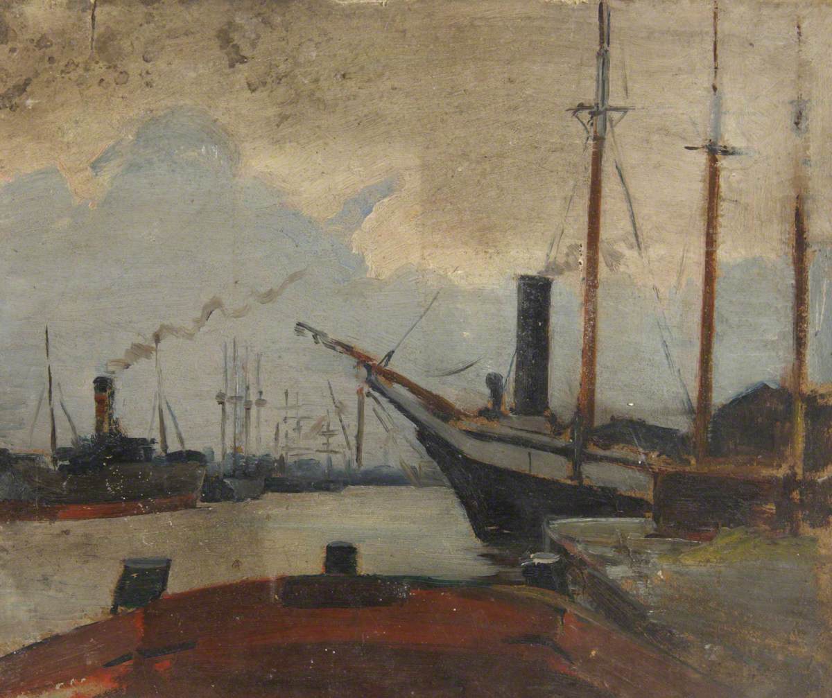 Harbour Scene | Art UK