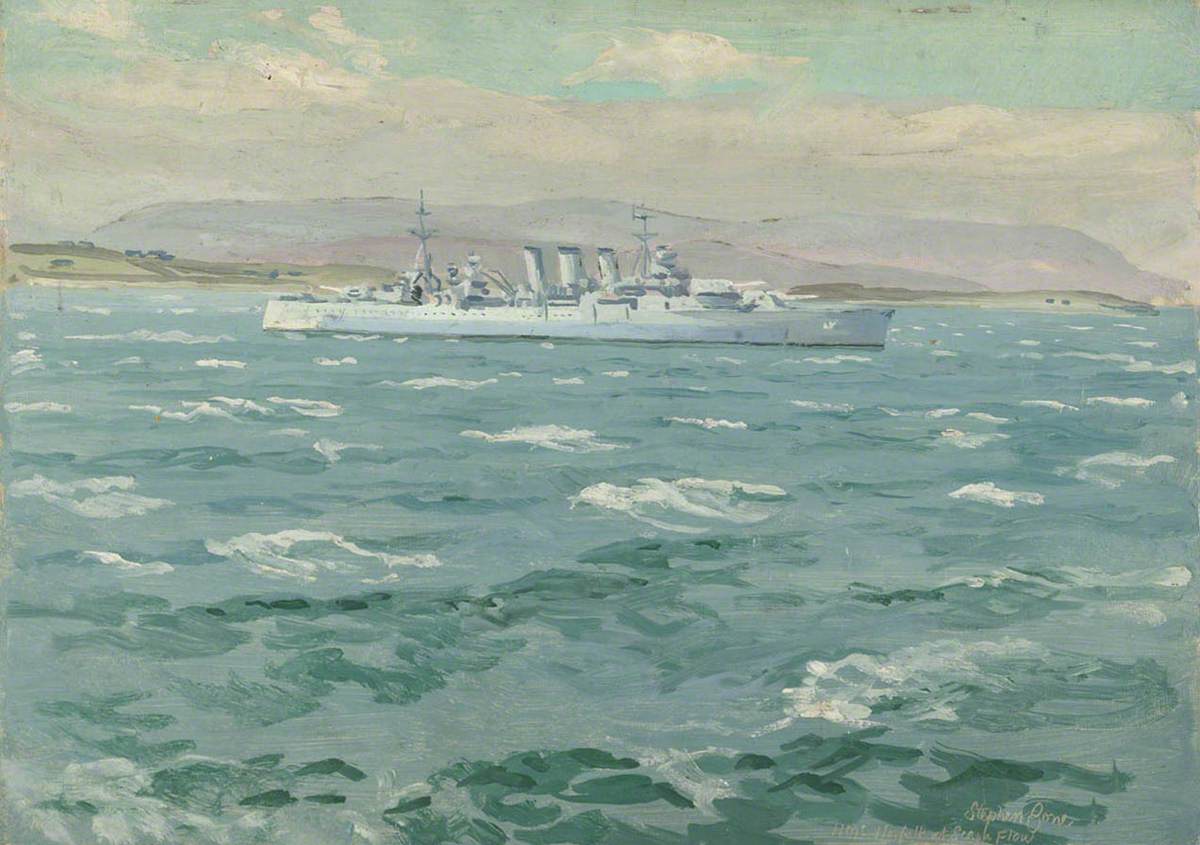 HMS 'Norfolk' at Scapa Flow | Art UK