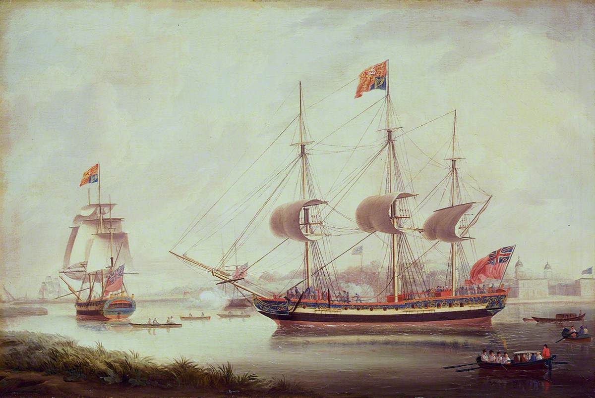 Visit of George IV to Greenwich, August 1822 | Art UK