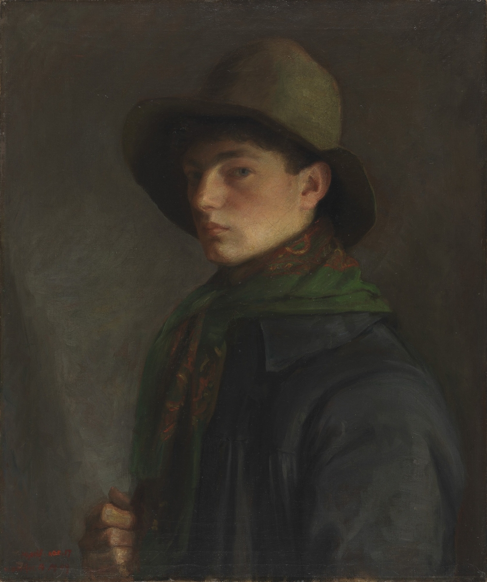 Mark Gertler ('Self Portrait with Fishing Cap') | Art UK
