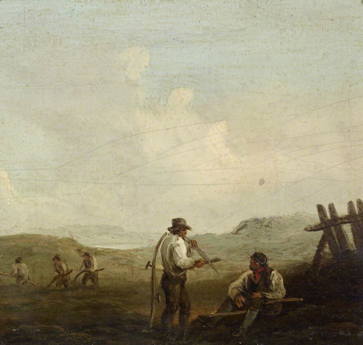 Reapers at Rest and at Work in a Field | Art UK