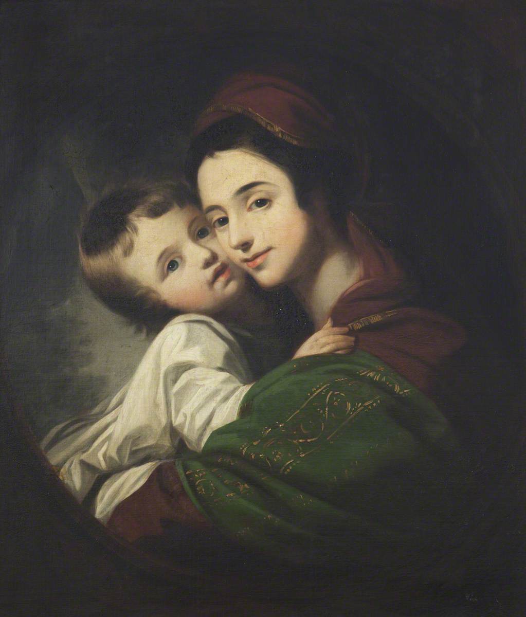 The Artist's Wife, Elizabeth Shewell (1741–1814), and Their Son ...
