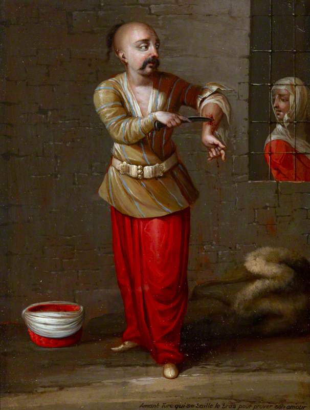 Turkish Men and Women: 'Amant qui se taille le bras pour prouver son ...