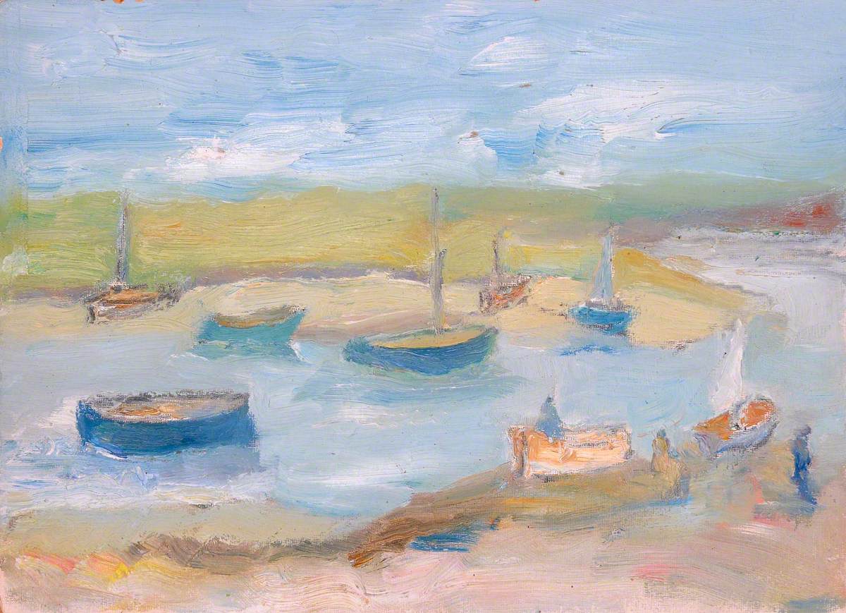 Boats on the Estuary | Art UK