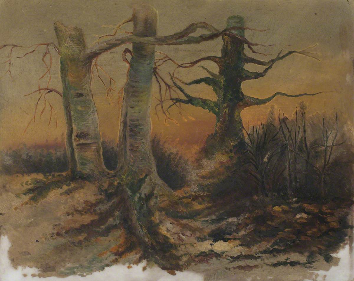 Three Tree Stumps | Art UK
