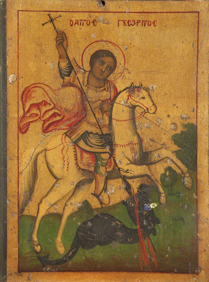 Icon with Saint George | Art UK