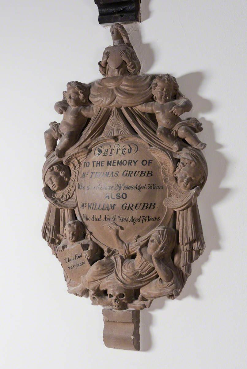 Memorial to Thomas Grubb (d.1808) and William Grubb (d.1846) | Art UK