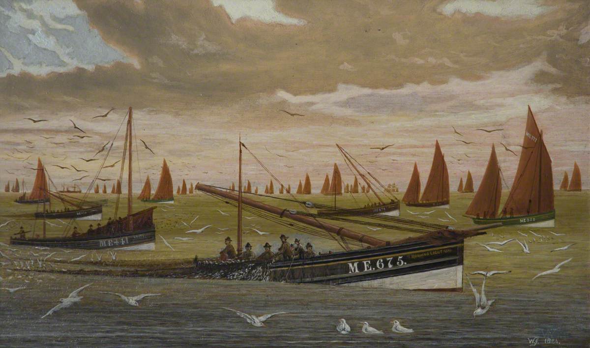 Ferryden Fishing Fleet | Art UK