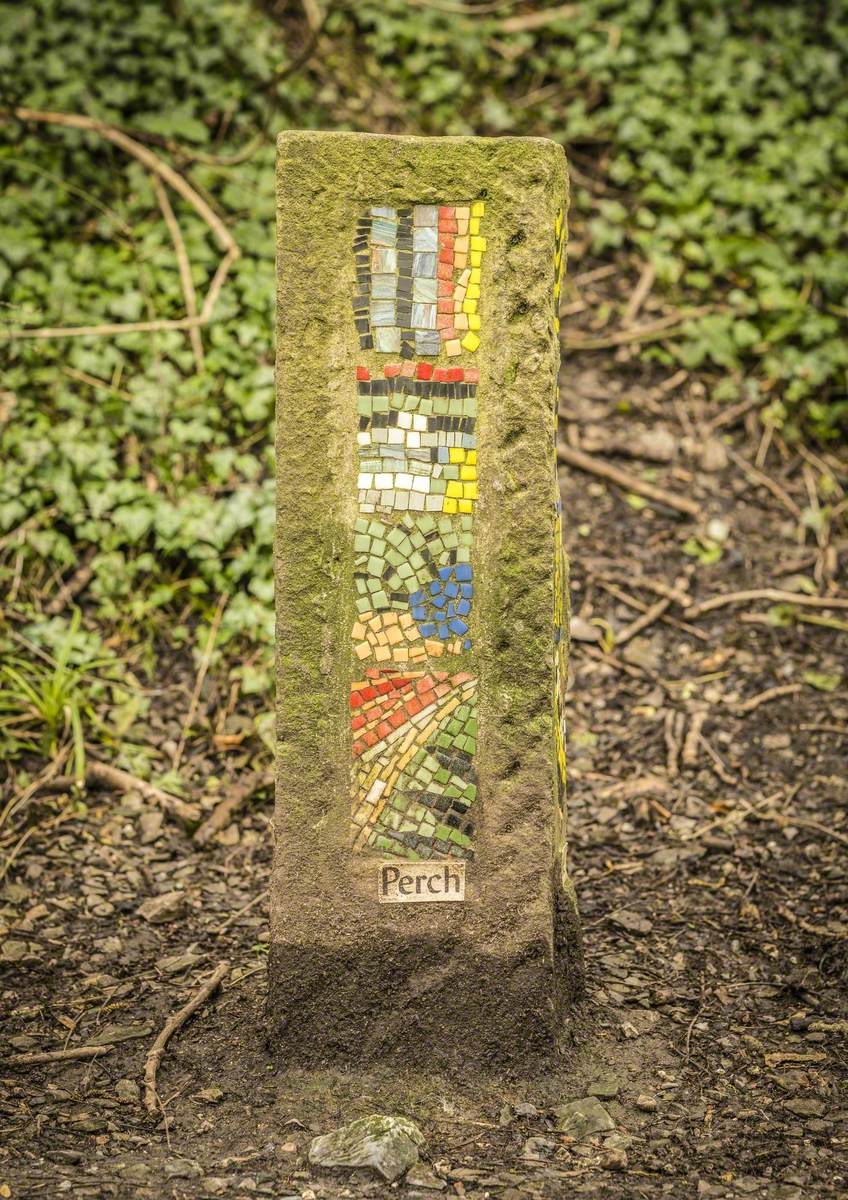 Mosaic Waymarker: Otter, Perch, Bee and Snake | Art UK