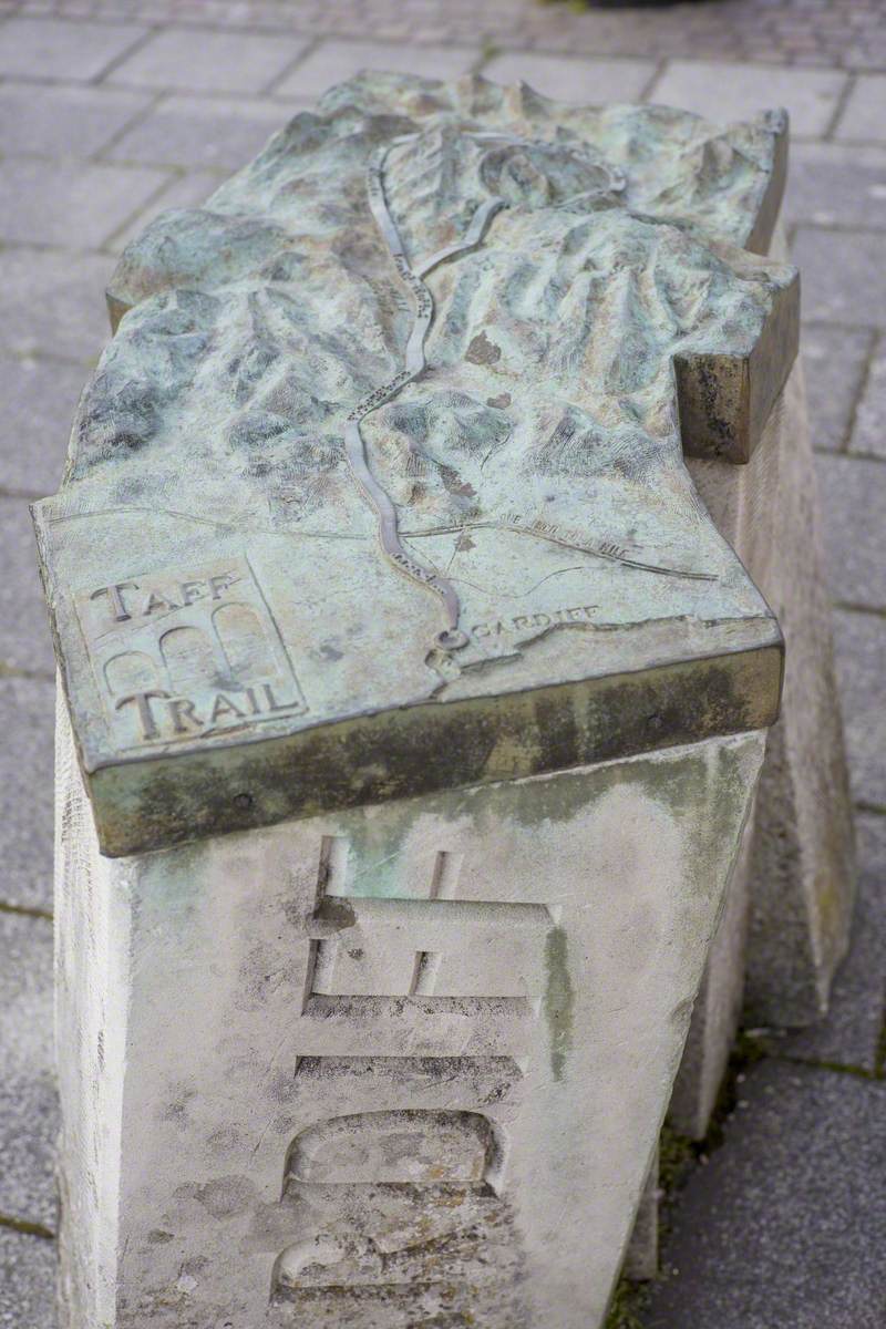 Taff Trail Relief Map | Art UK