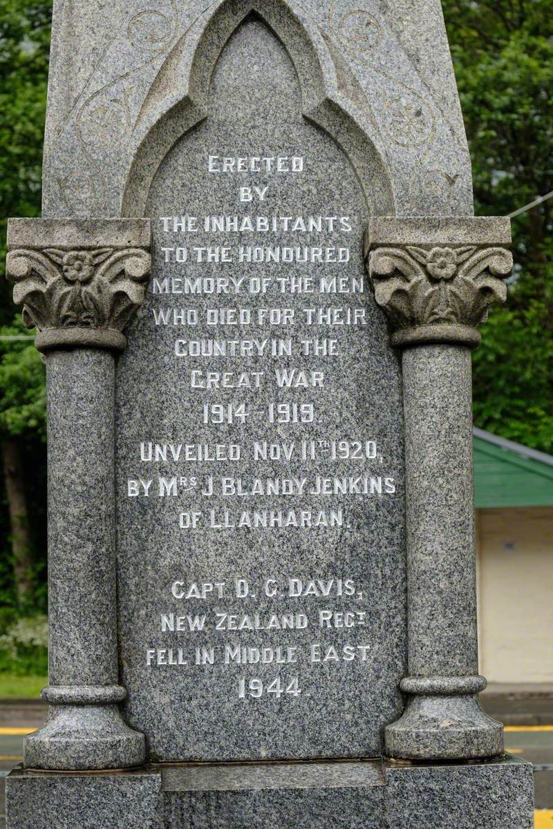 Blackmill War Memorial | Art UK