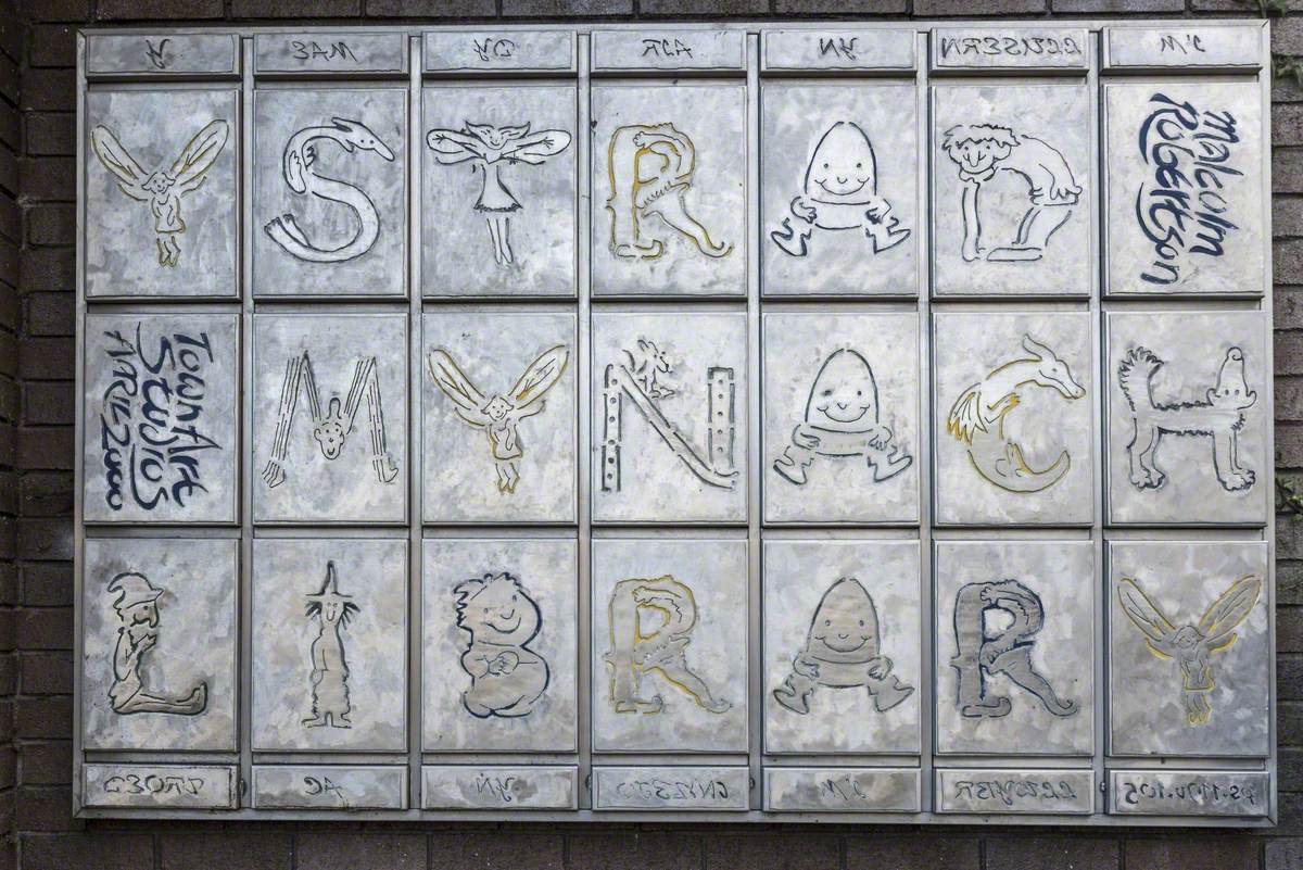 Alphabet (Library Mural) | Art UK