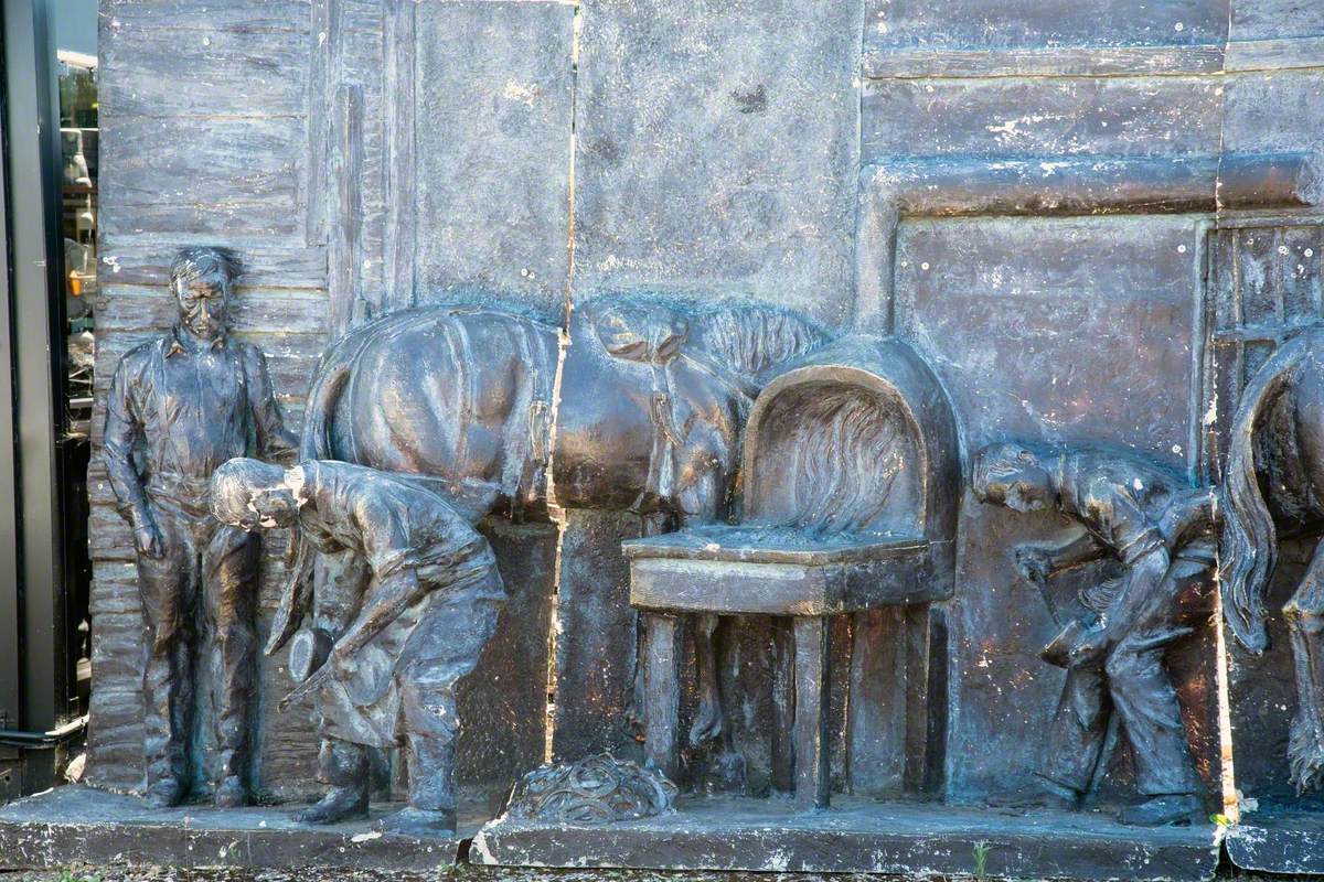 Horse and Blacksmith Mural | Art UK