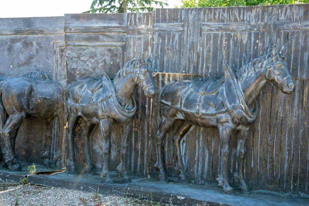 Horse and Blacksmith Mural | Art UK