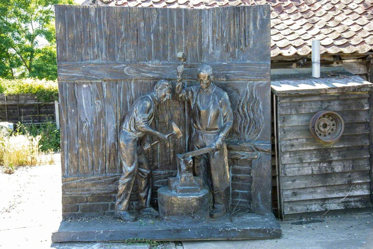 Horse and Blacksmith Mural | Art UK