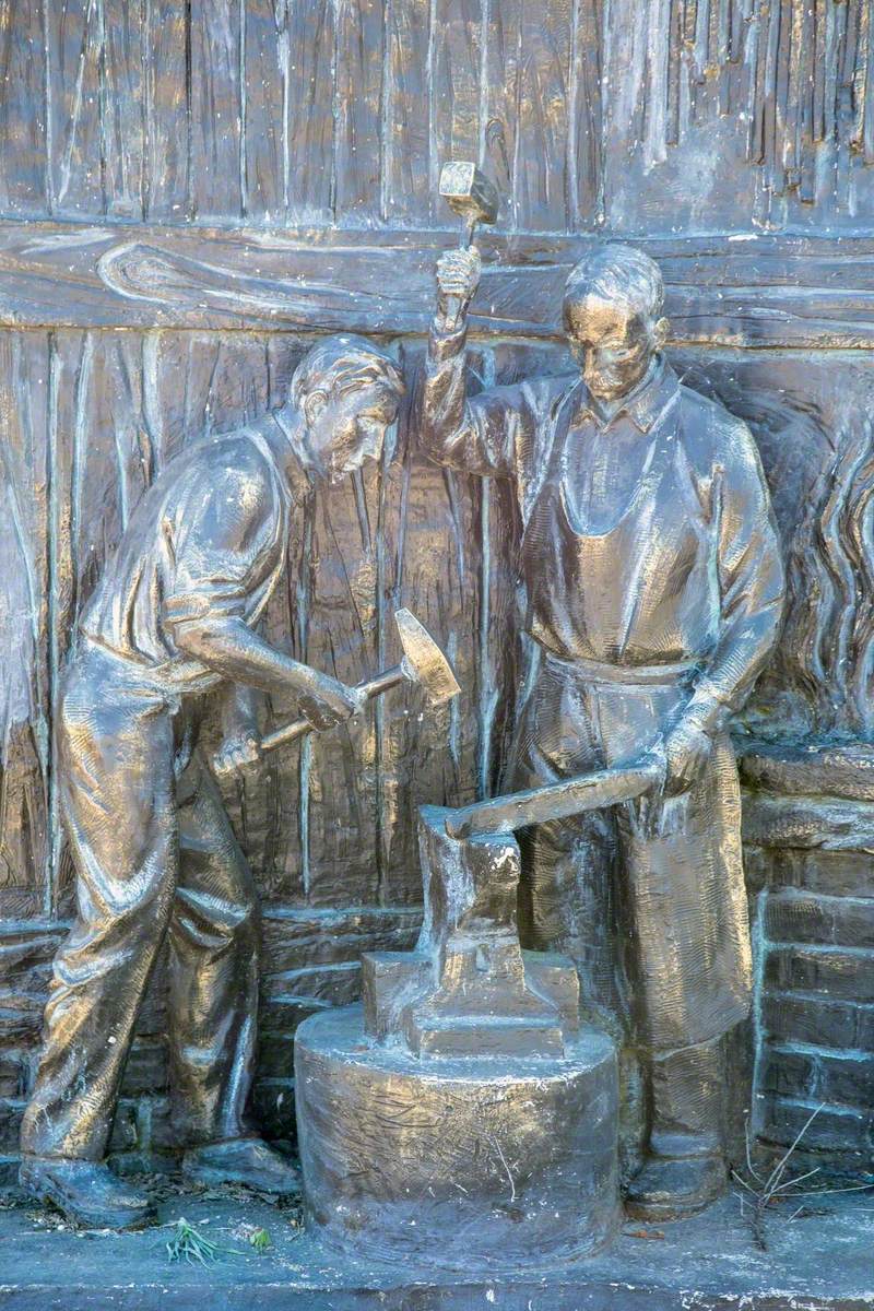 Horse and Blacksmith Mural | Art UK