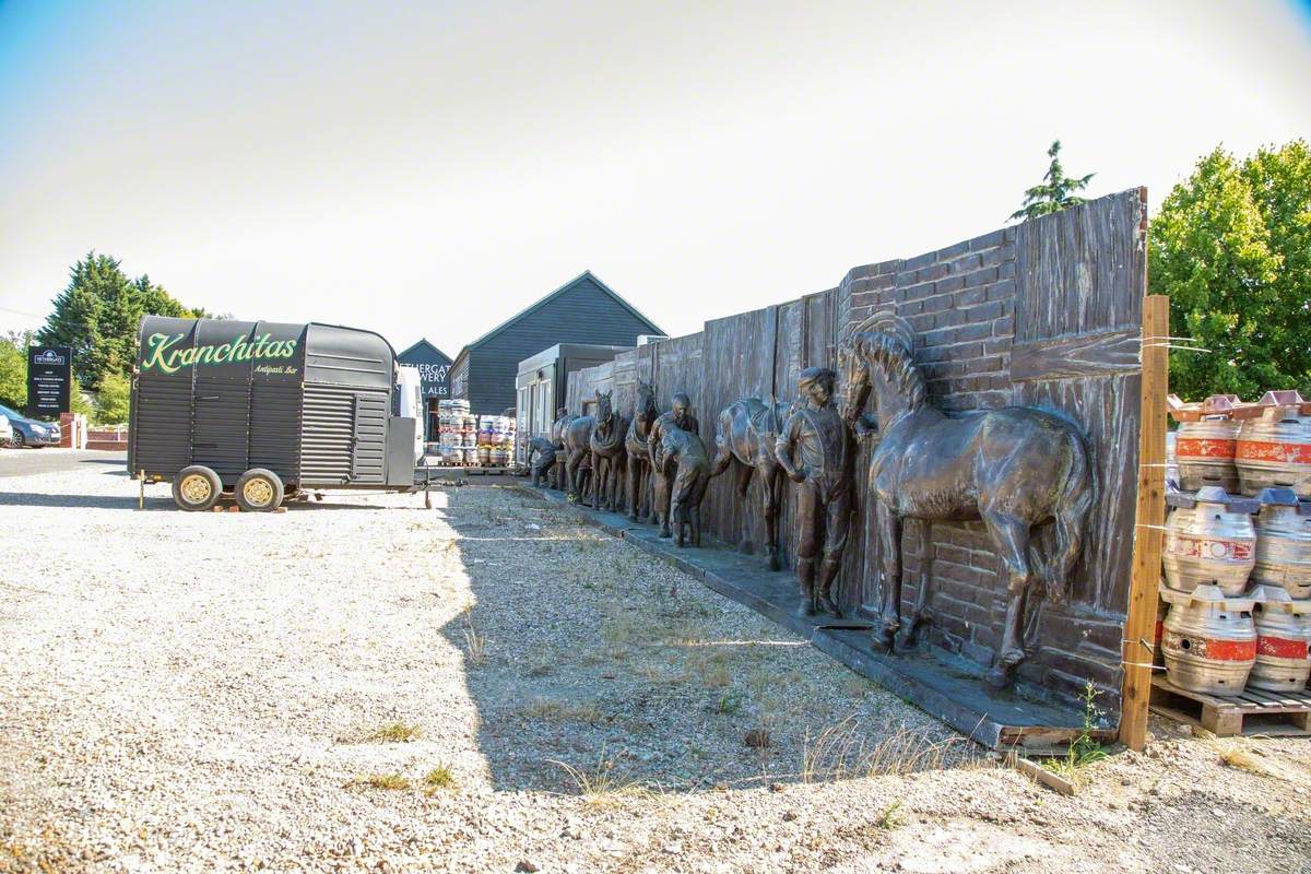 Horse and Blacksmith Mural | Art UK
