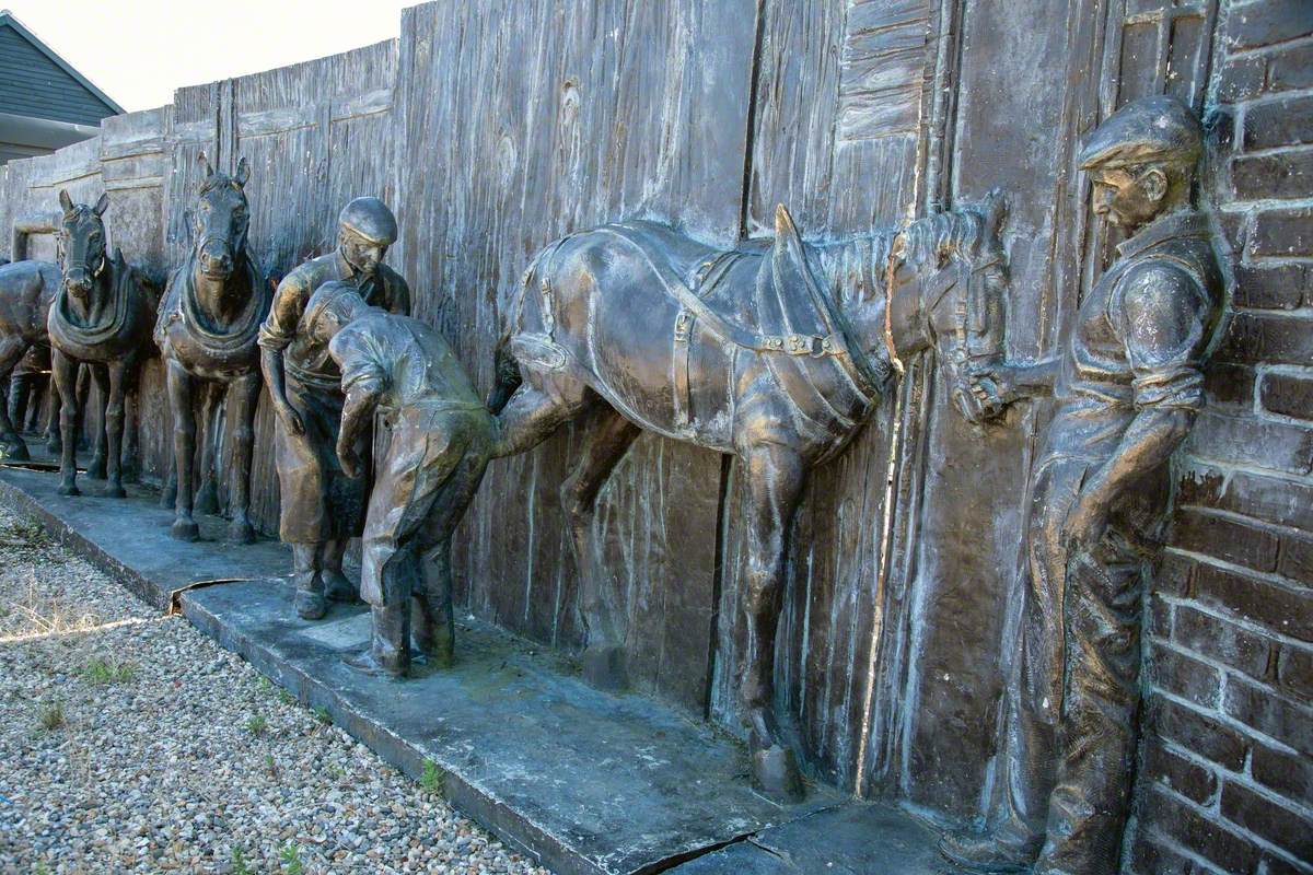 Horse and Blacksmith Mural | Art UK