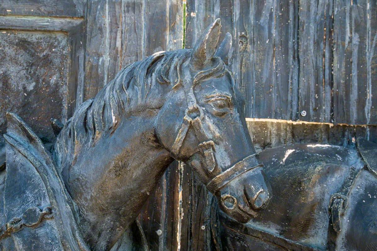 Horse and Blacksmith Mural | Art UK