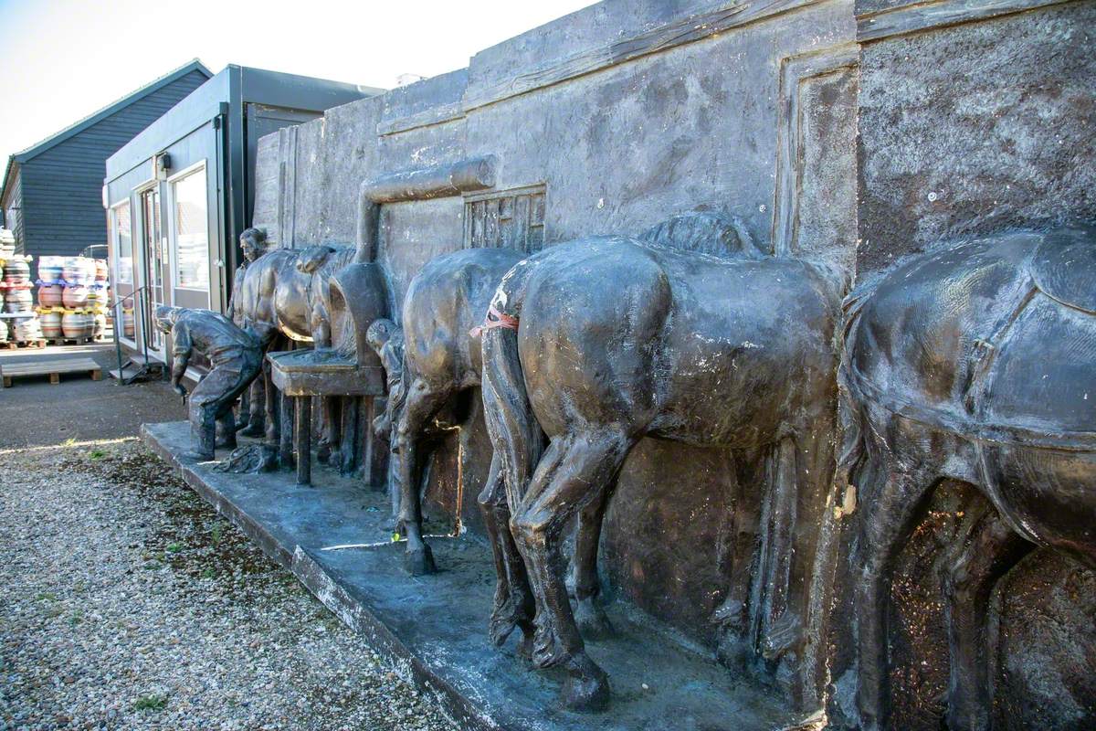 Horse and Blacksmith Mural | Art UK