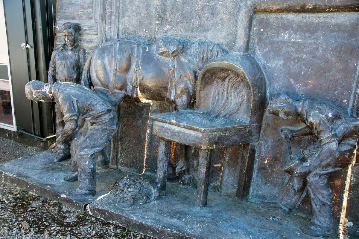 Horse and Blacksmith Mural | Art UK