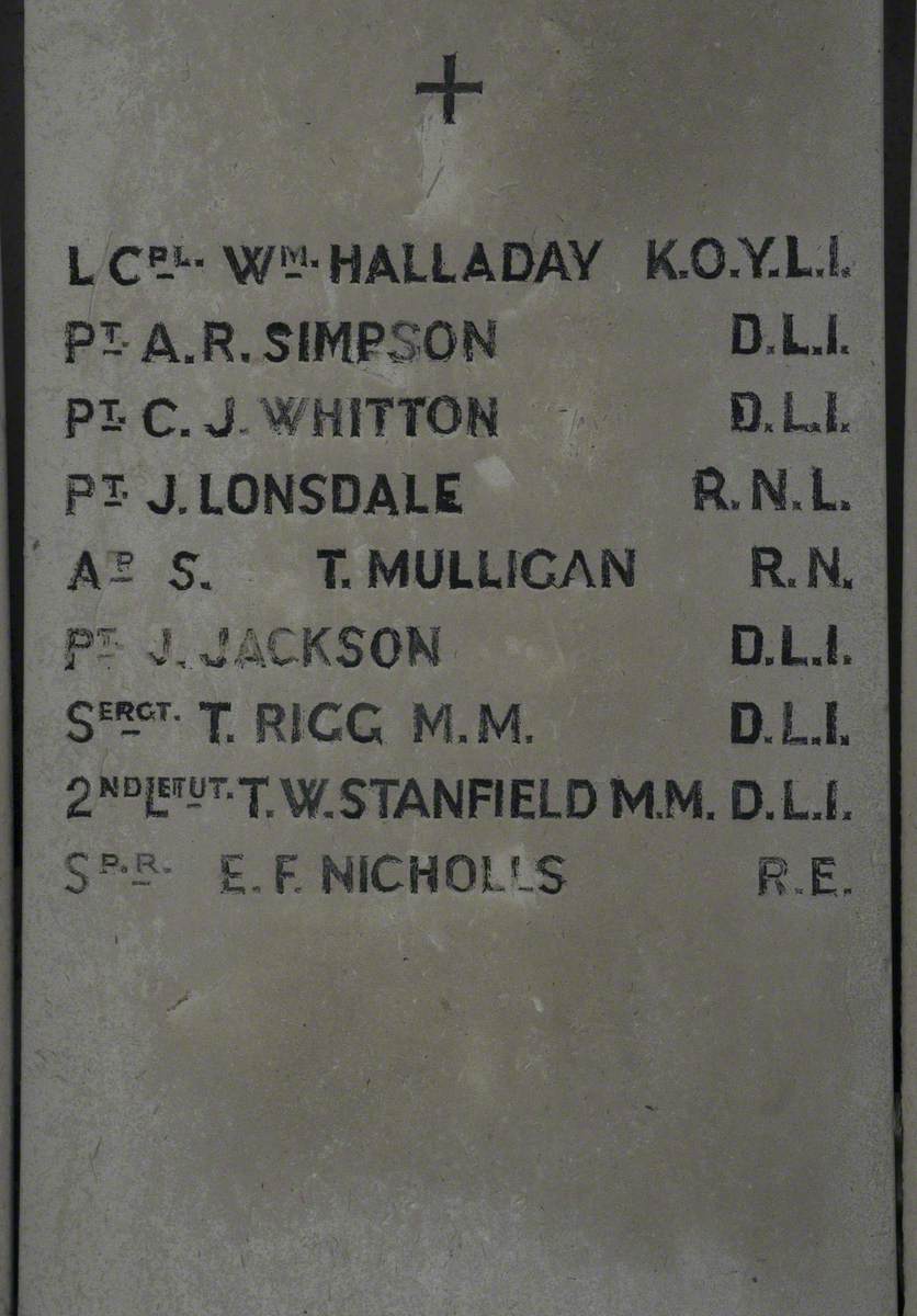 Billy Row and District War Memorial | Art UK