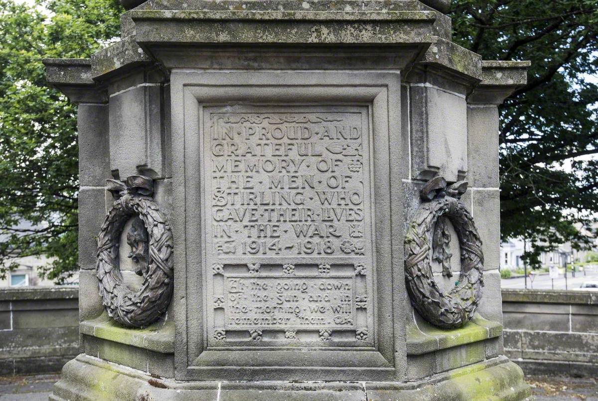 Men of Stirling War Memorial | Art UK
