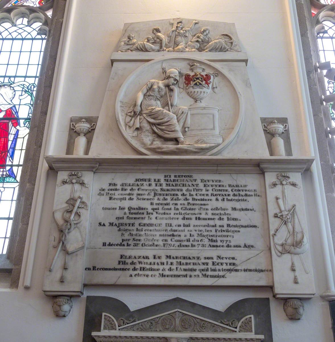 Monument to General Joshua le Marchant | Art UK