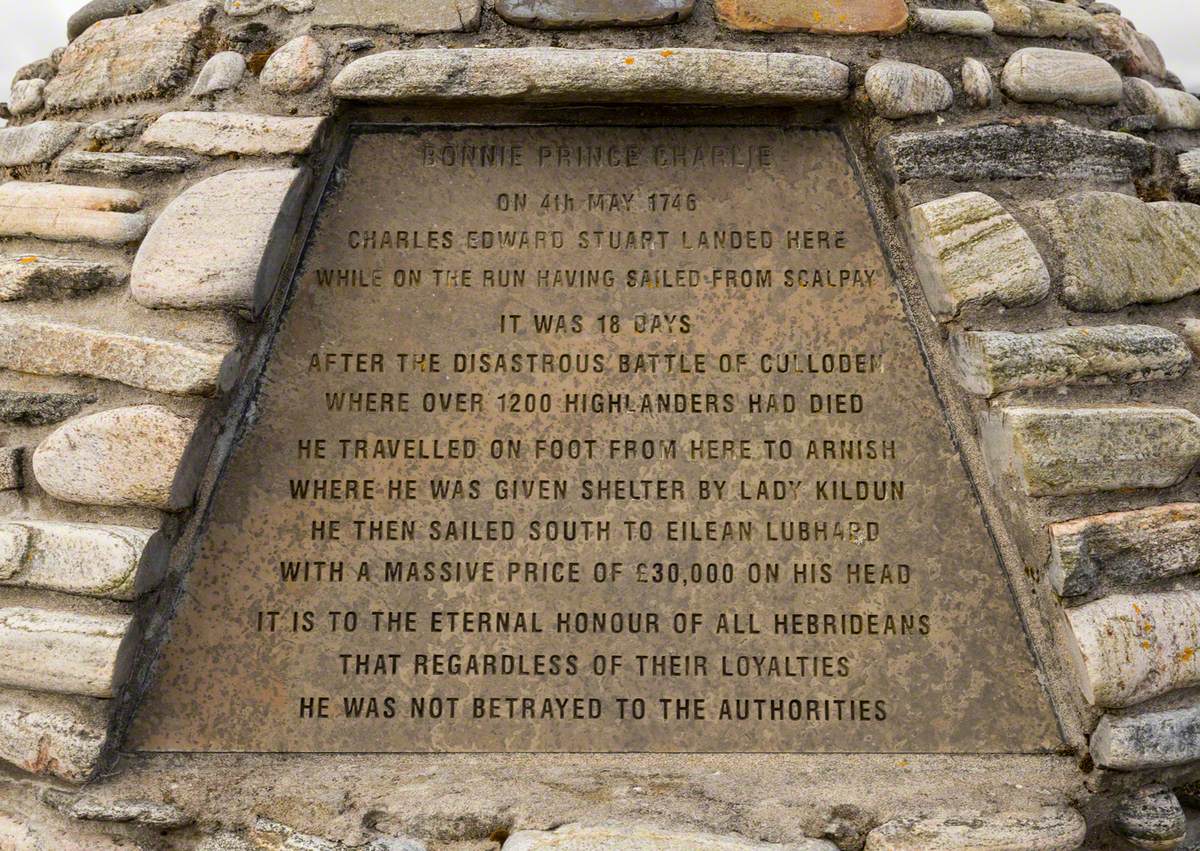 Bonnie Prince Charlie Landing Memorial | Art UK