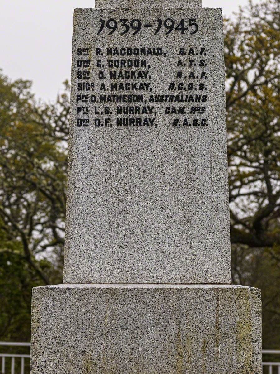 Rogart War Memorial | Art UK